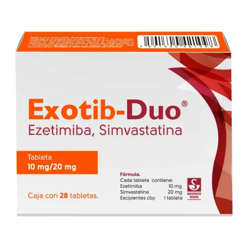 Exotib-Duo 10/20 Mg 28 Tab