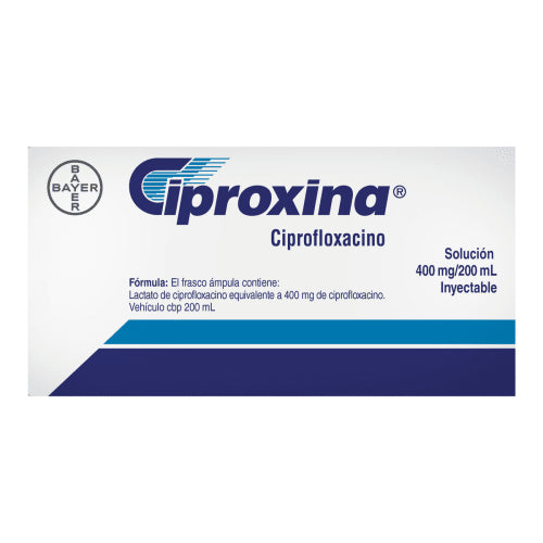 Ciproxina 400 Mg Iny 200Ml