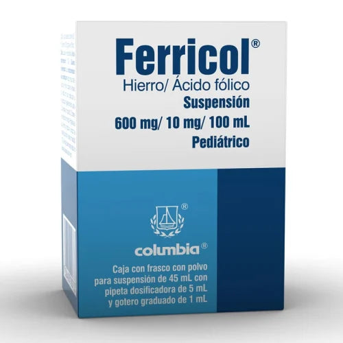 Ferricol Ped600/10Mg Susp45Ml