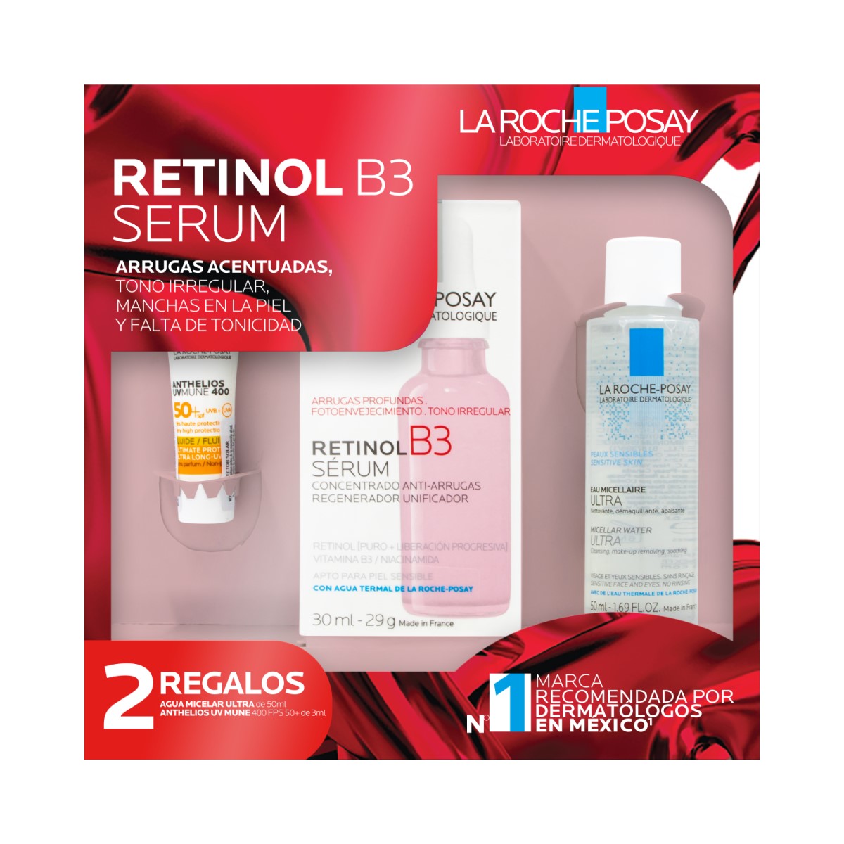 Kit Retinol B3 Serum, Concentrado Para Arrugas Profundas