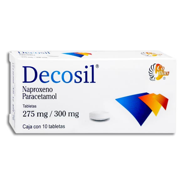 Decosil 300/275 Mg C 10 Tabs